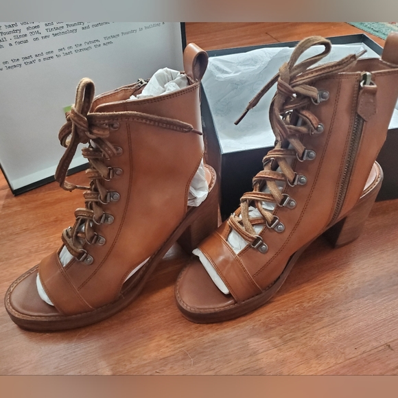 Vintage Foundry | Shoes | Vintage Foundry Heeled Boots | Poshmark